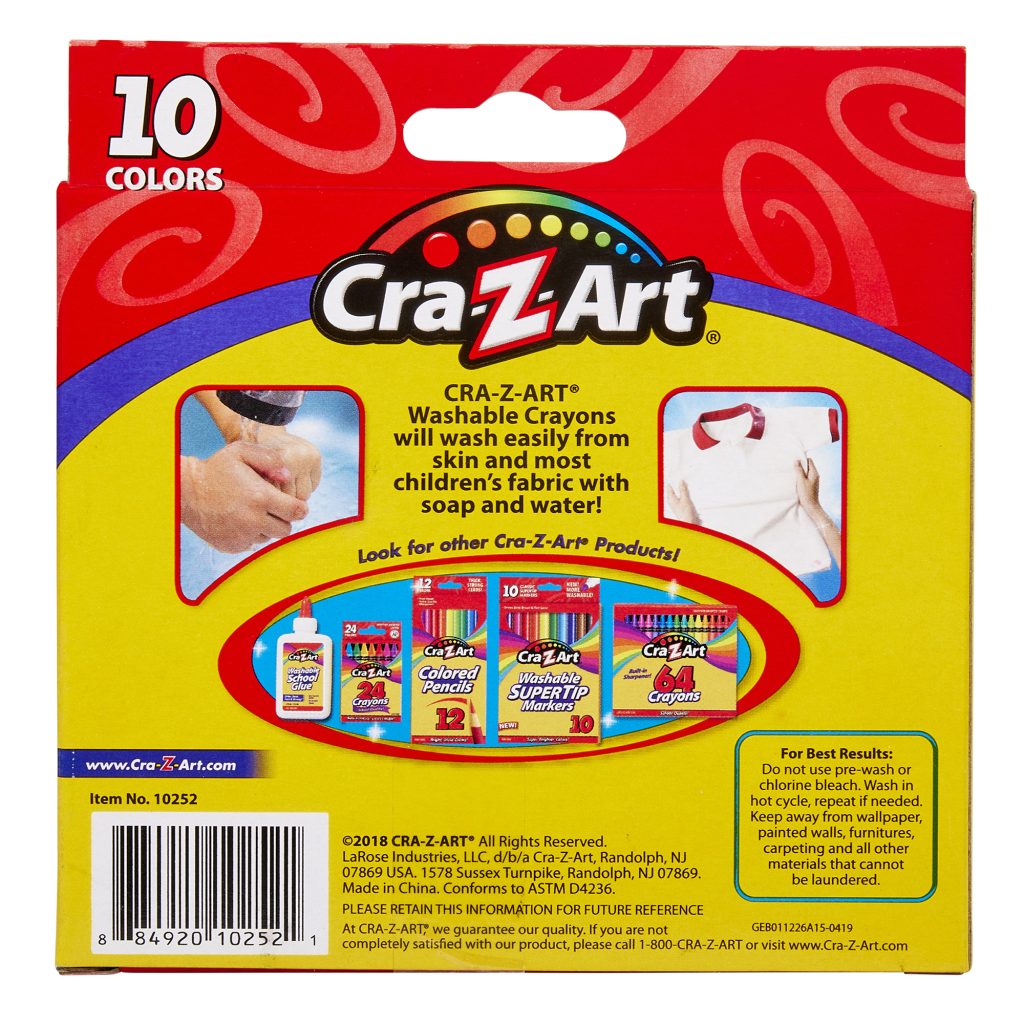 10 ct Triangular Crayons Cra-Z-Art 10 Count Triangular