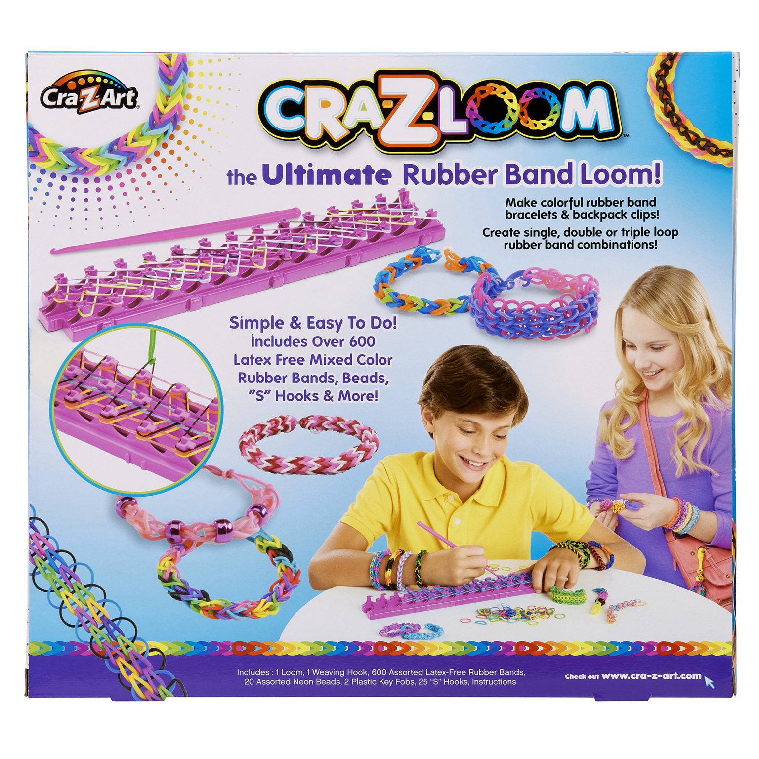 Cra-Z-Loom Ultimate Rubber Band Loom Craz-Loom