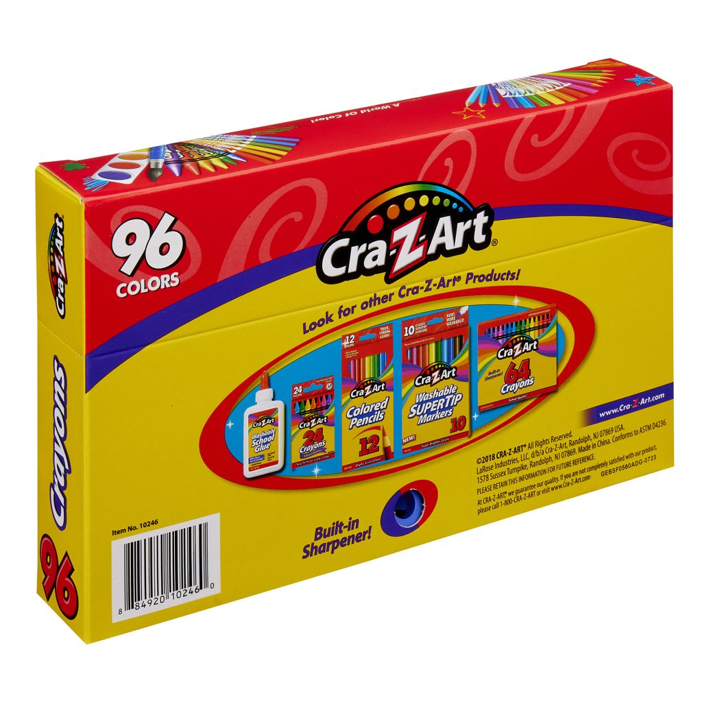 Cra-Z-Art School Quality Crayons - 96 Count Cra-Z-Art