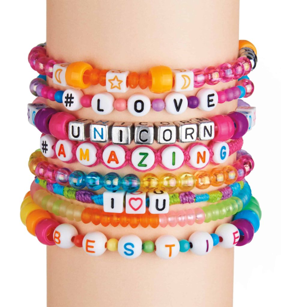 Shimmer 'N Sparkle ABC Bead Bracelets