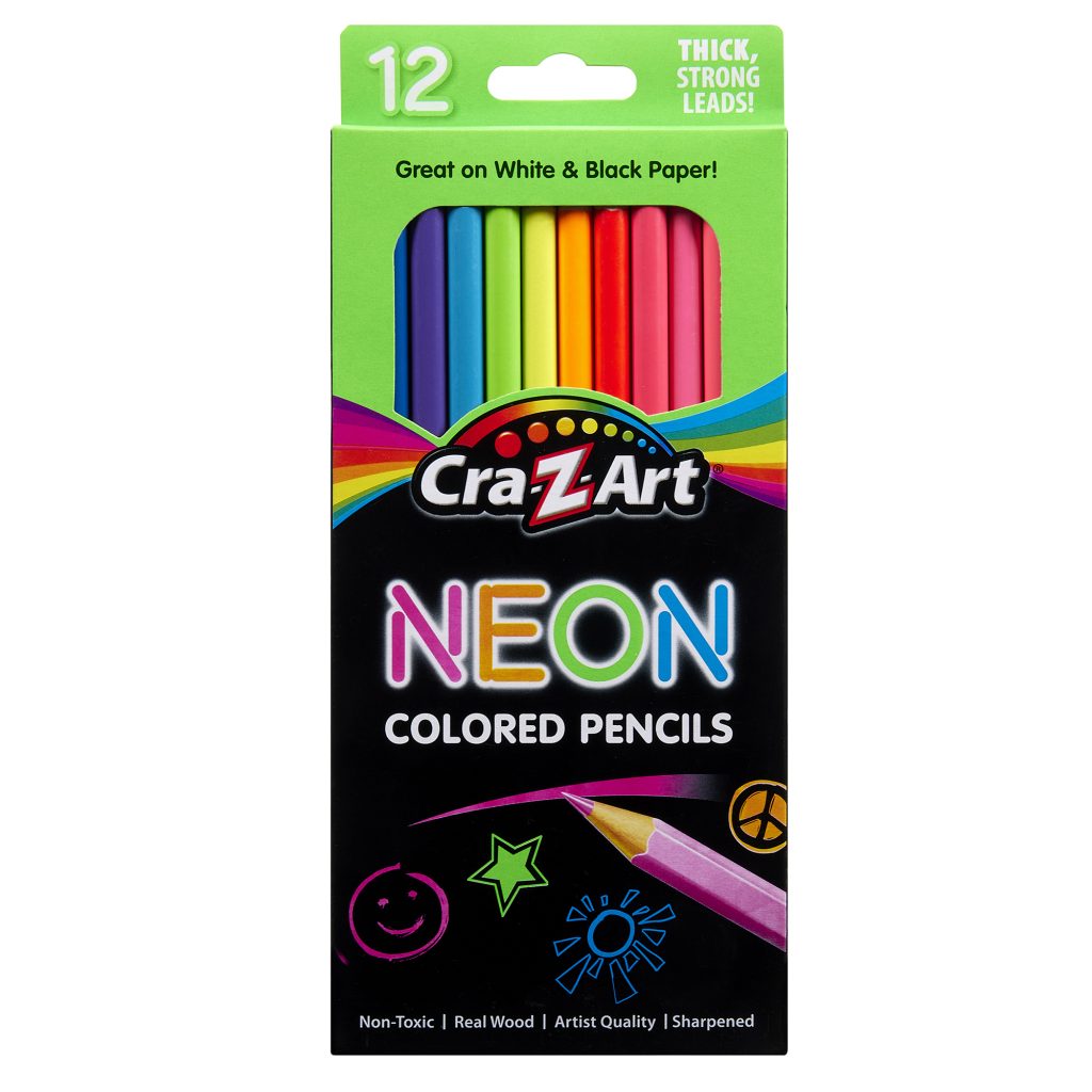 Cra-Z-Art 12 Neon Colored Pencils