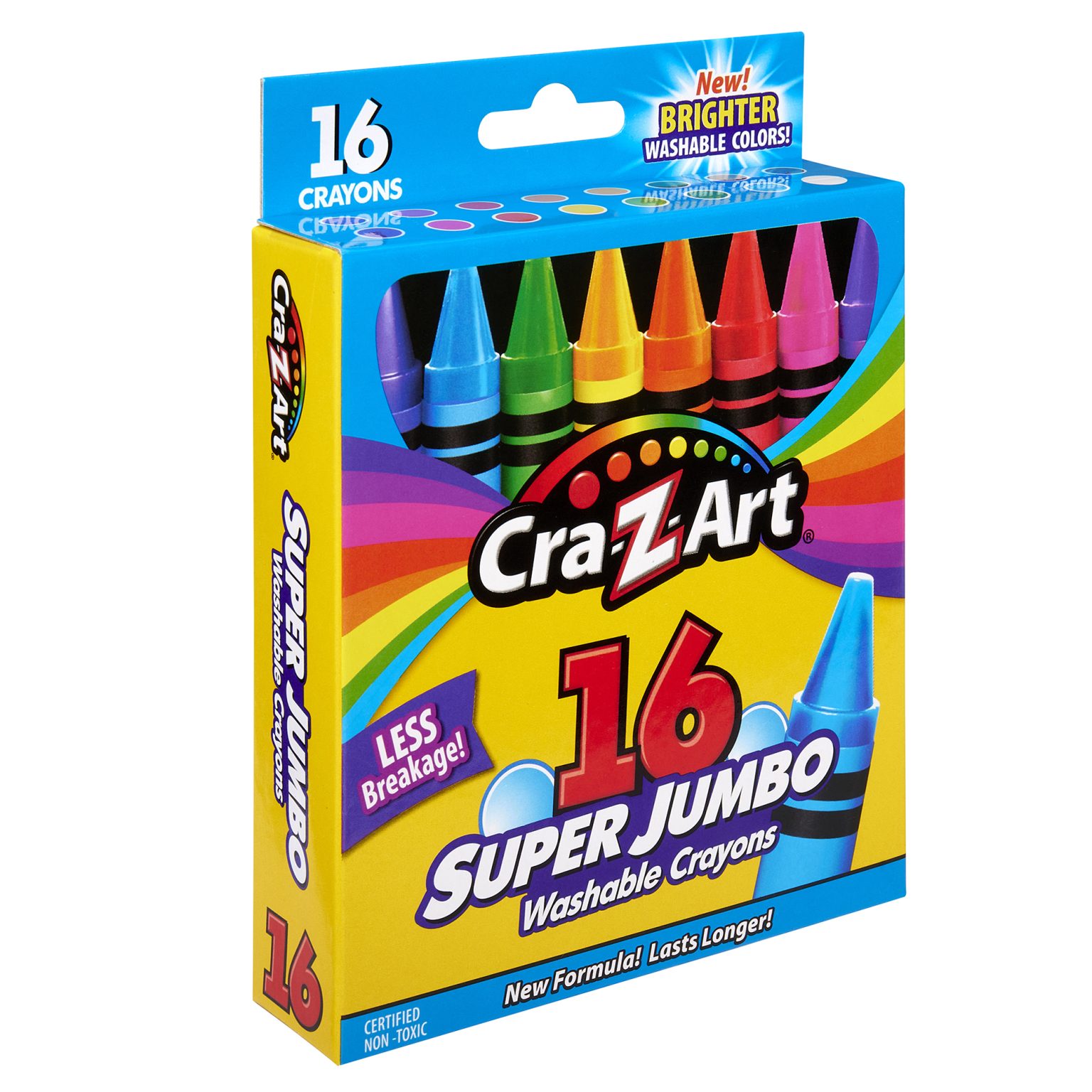 Cra-Z-Art Washable Crayons Super Jumbo 16 Count Cra-Z-Art
