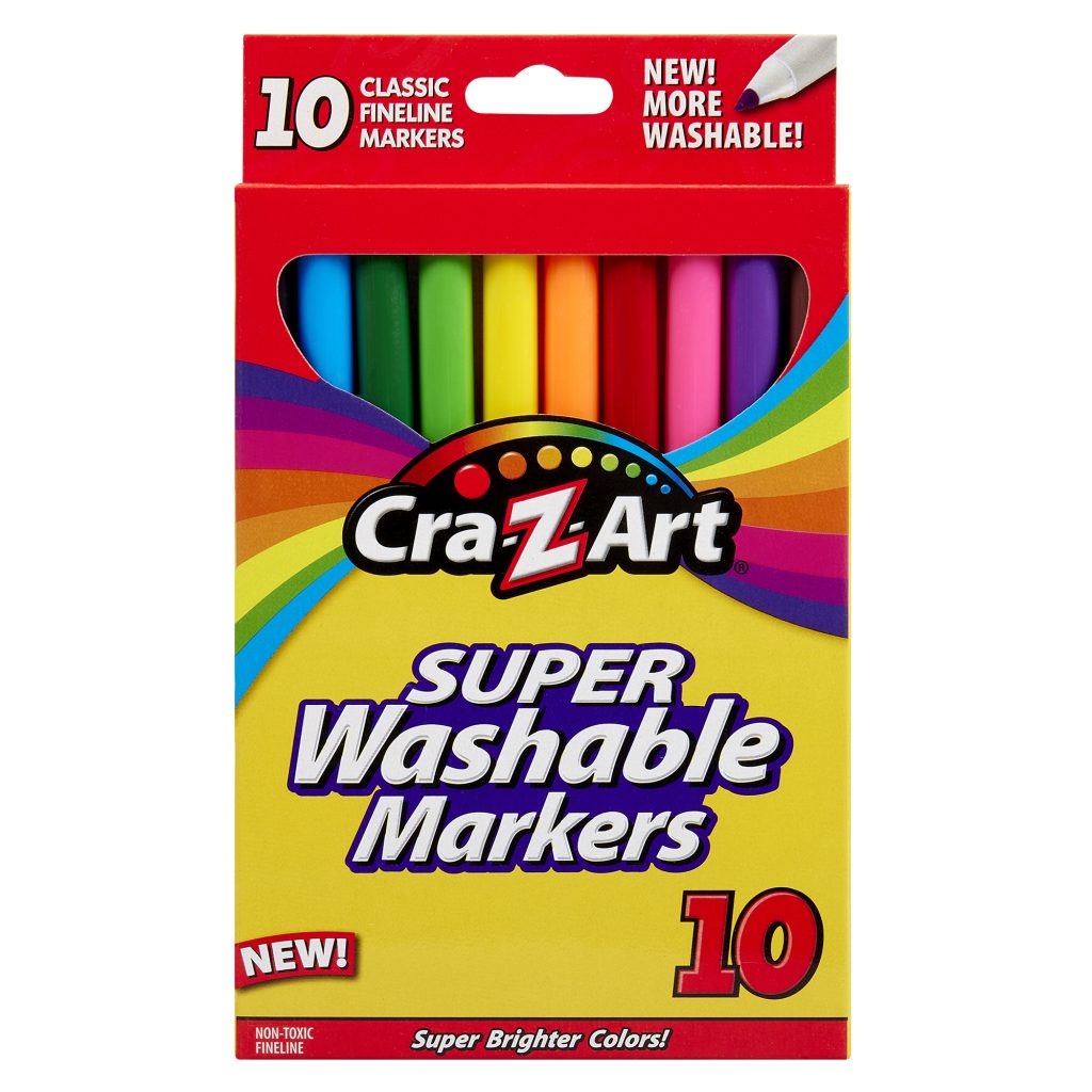 Cra-Z-Art Fineline Markers - Washable 10 Count