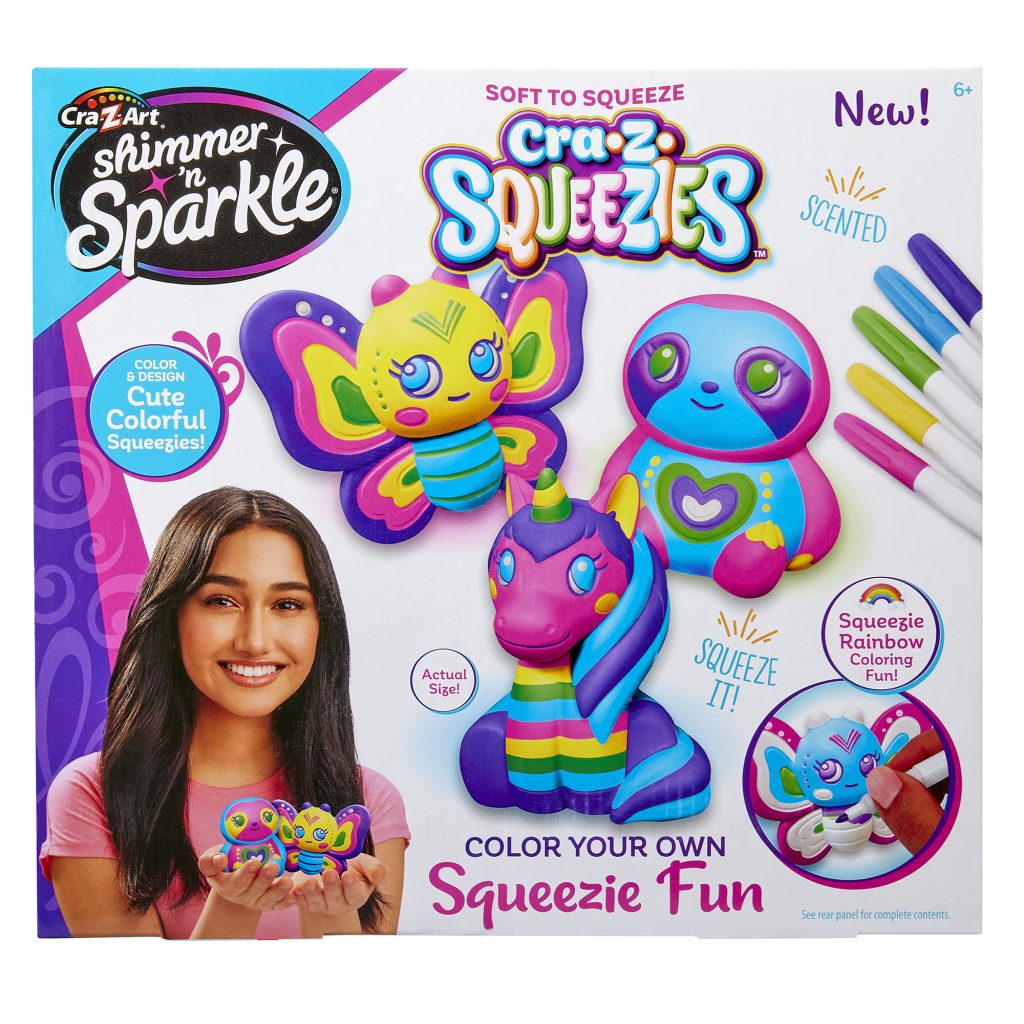 Shimmer 'n Sparkle Cra-Z-Squeezies Color Your Own Squeezie