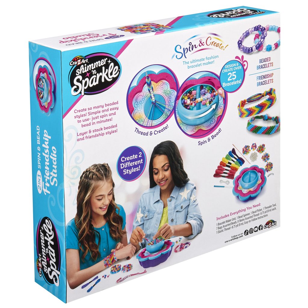 Shimmer 'n Sparkle 2 in 1 Spin & Bead Bracelet Studio