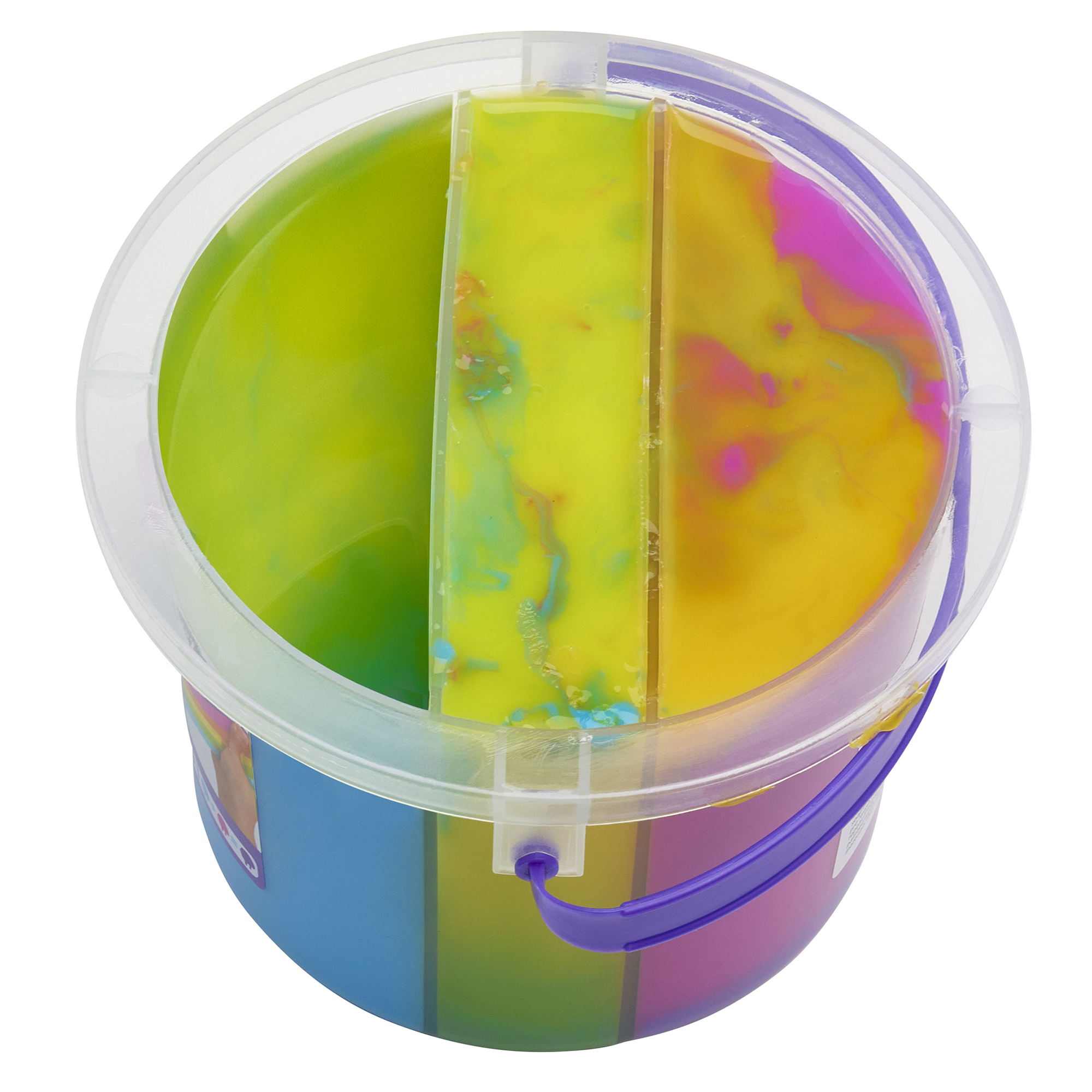 Cra-Z-Slimy Bucket TRICOLOR RAINBOW 48 OZ