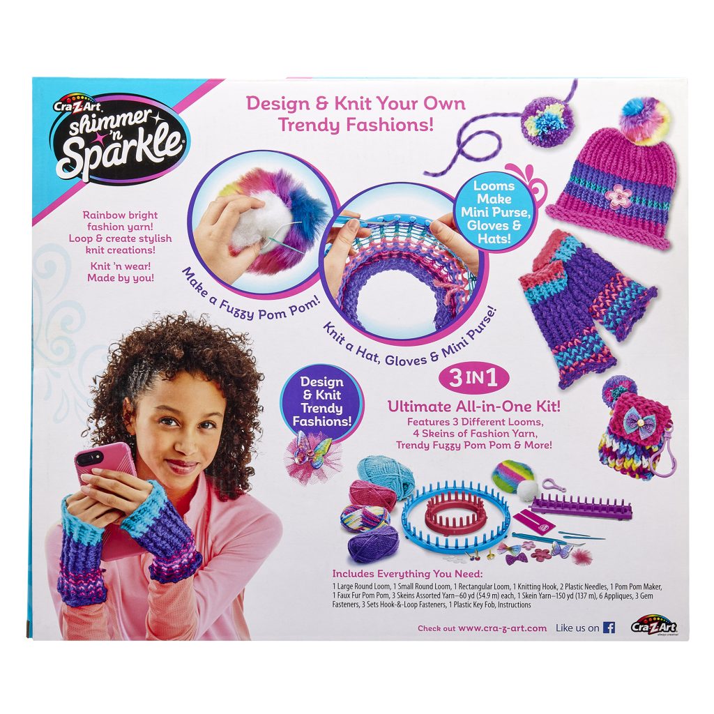 Shimmer 'n Sparkle 3 in 1 Ultimate Knitting Station