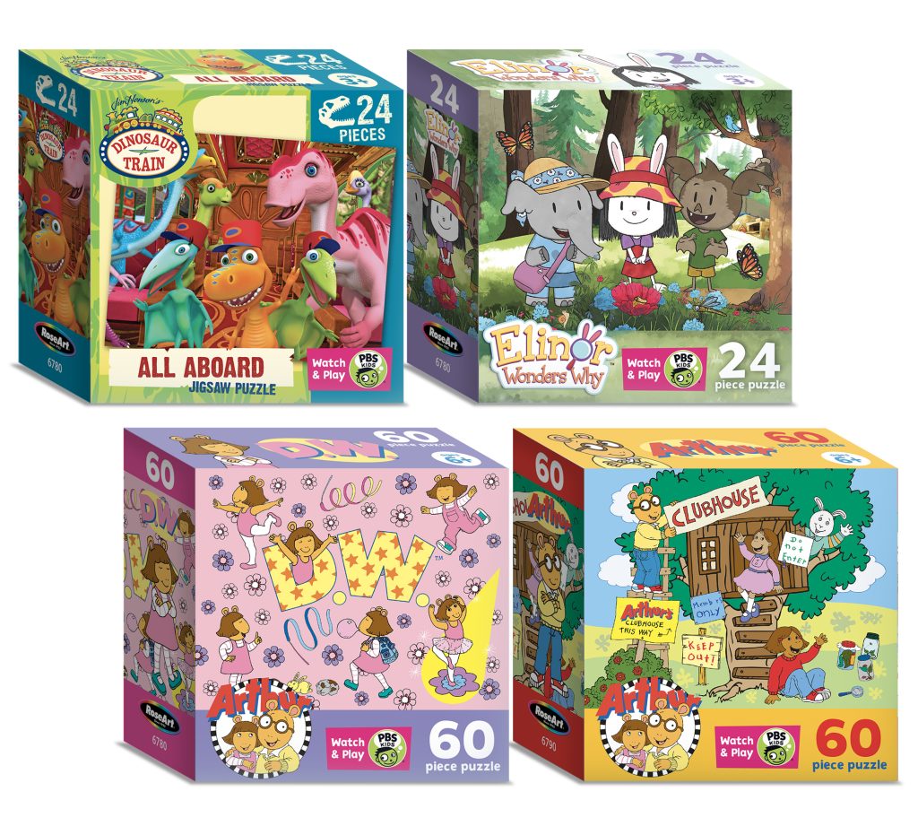RoseArt - PBS Kids - 24 and 60 Piece Jigsaw Puzzle Bundle