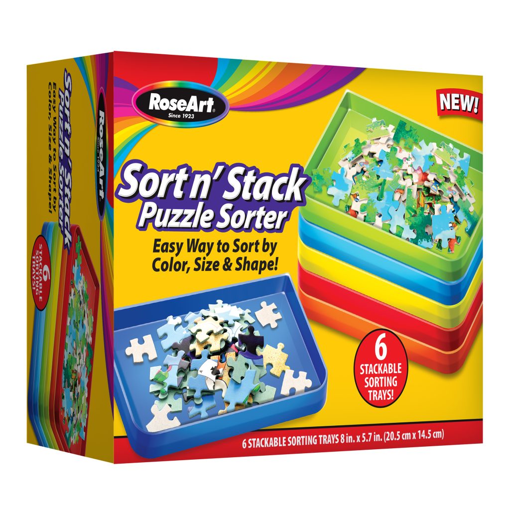 RoseArt - Sort n' Stack Puzzle Sorting Trays RoseArt - Sort