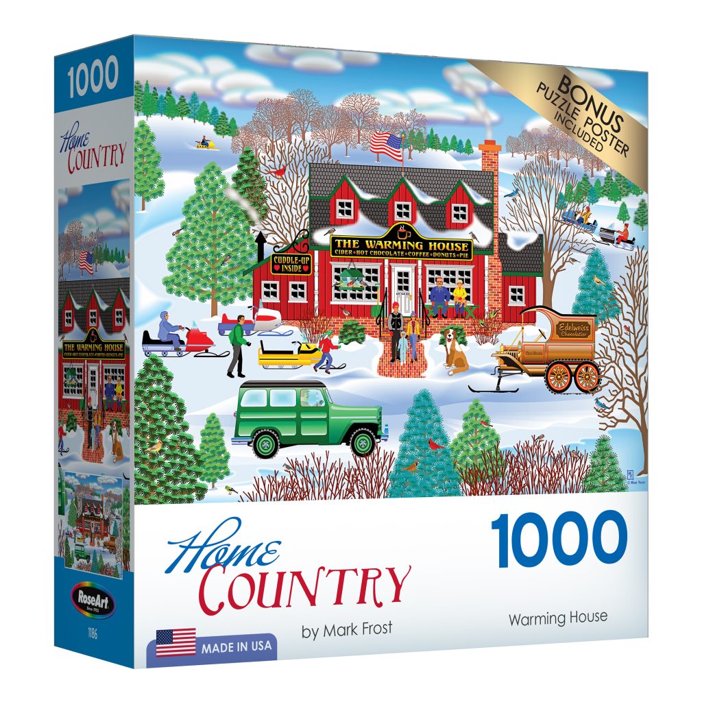 RoseArt -Home Country - Warming House - 1000 Piece Jigsaw