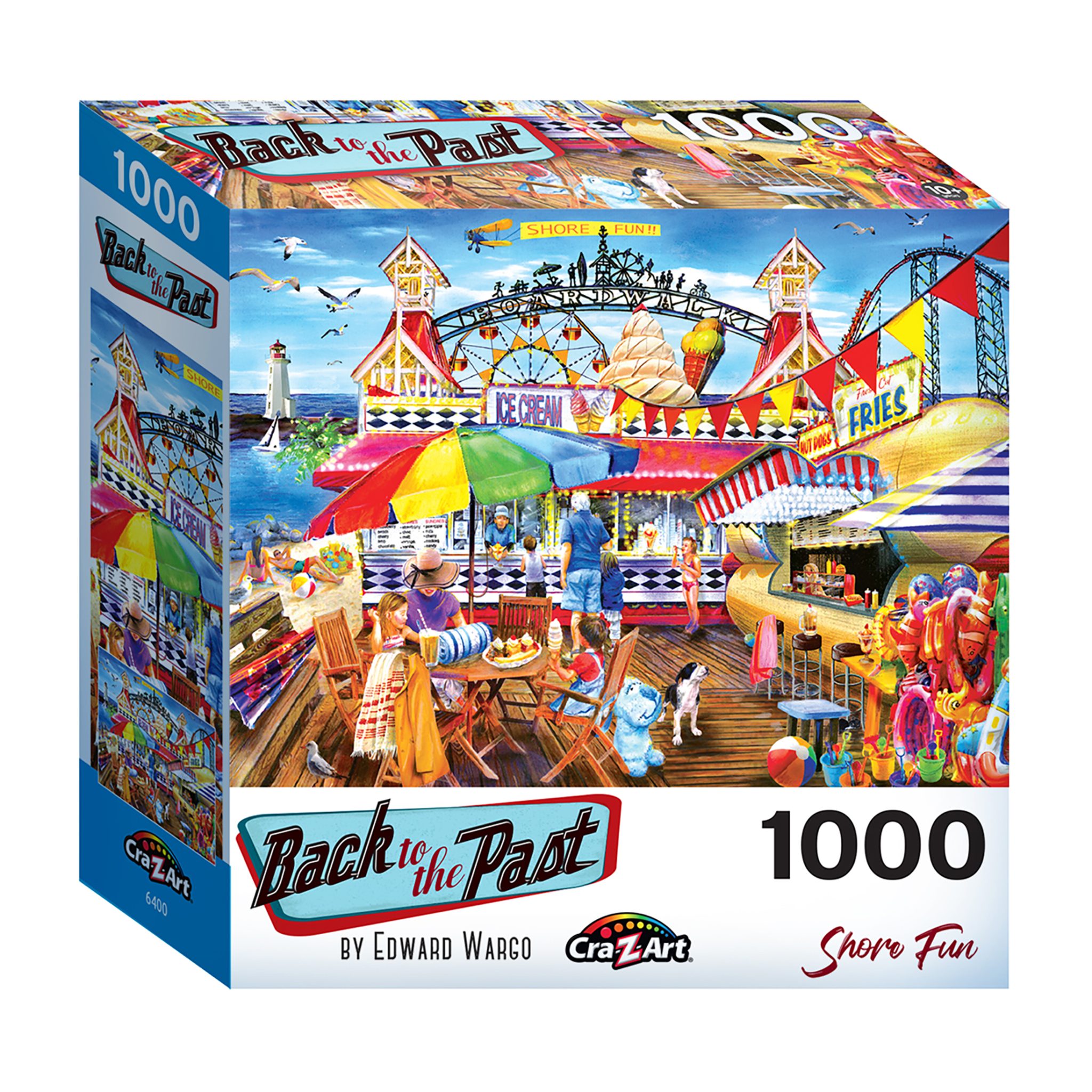 RoseArt - Back to the Past - Shore Fun - 1000 Piece Jigsaw