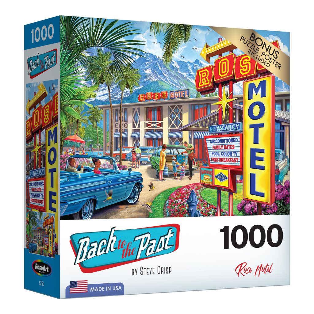 RoseArt - Back to the Past - Rose Motel - 1000 Piece Jigsaw