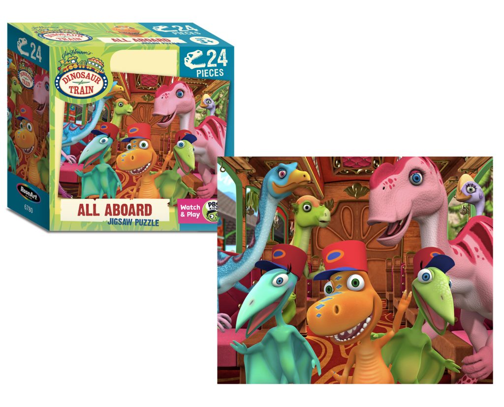 RoseArt PBS KIDS Dinosaur Train - All Aboard - 24 Piece