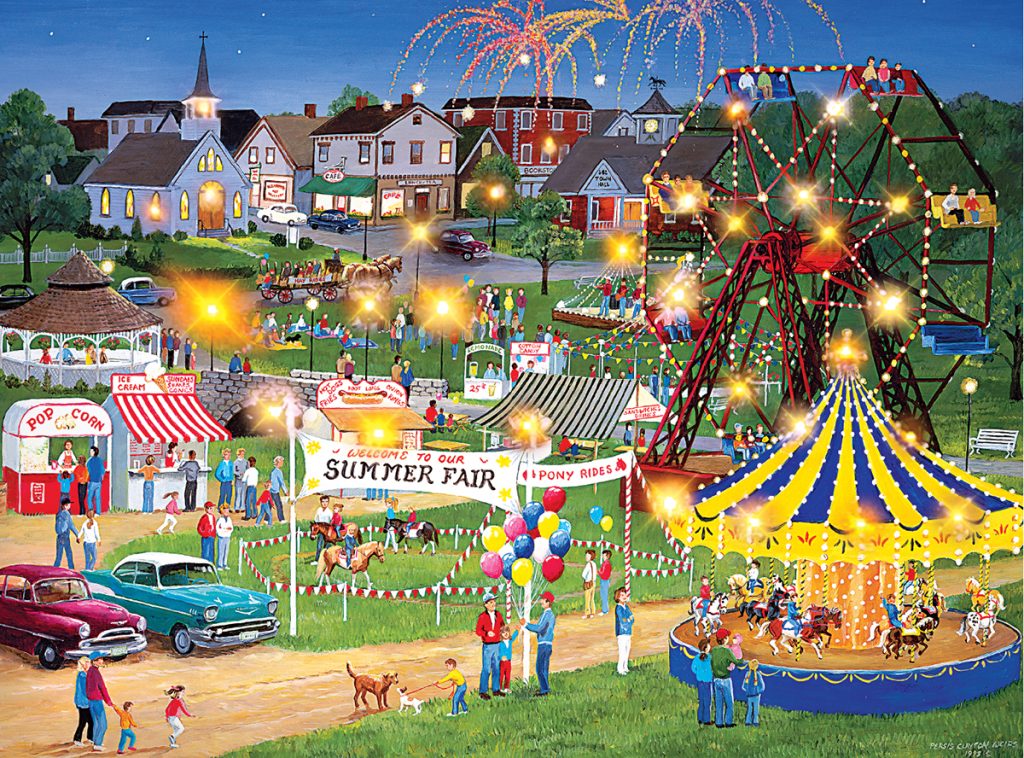 RoseArt - Kodak Premium Light Up - Country Fair - 500 Piece