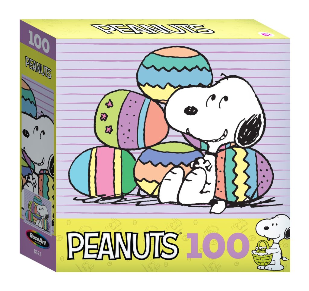RoseArt - Peanuts Easter - Snoopy and Eggs - 100 Piece