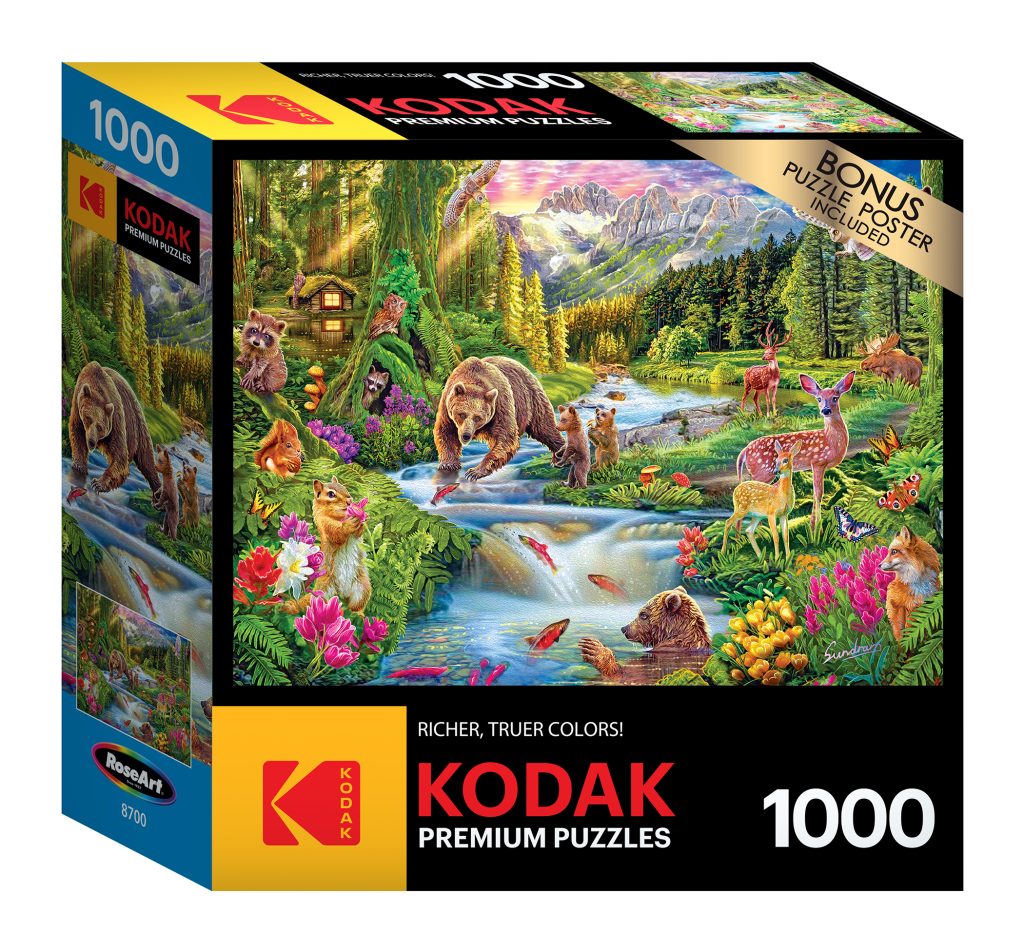 Puzzle 1000 Pieces RoseArt - Kodak Premium - Wild Frontier - 1000 Piece ...