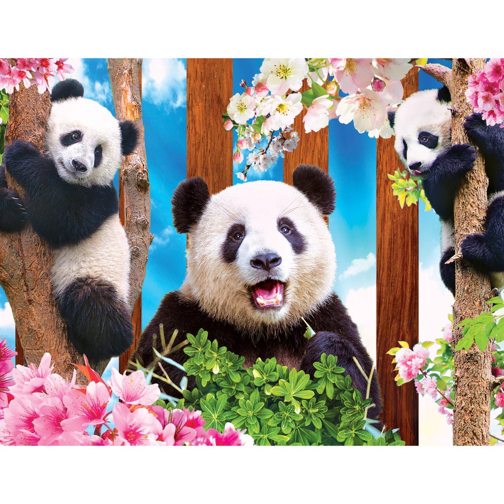 RoseArt - Kodak Premium - Panda Playtime - 100 Piece Jigsaw