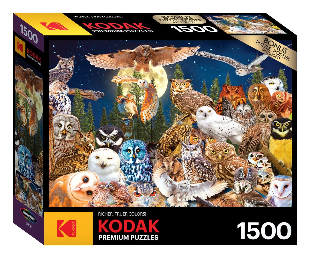 RoseArt - Kodak Premium - Night Owls - 1500 Piece Jigsaw