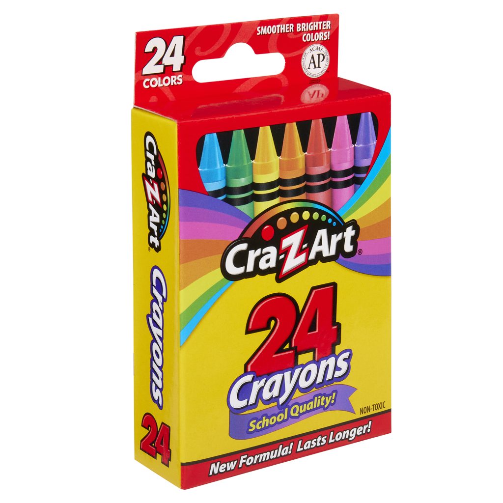 Cra-Z-Art Crayons 24 Count Cra-Z-Art 24-Count School Quality