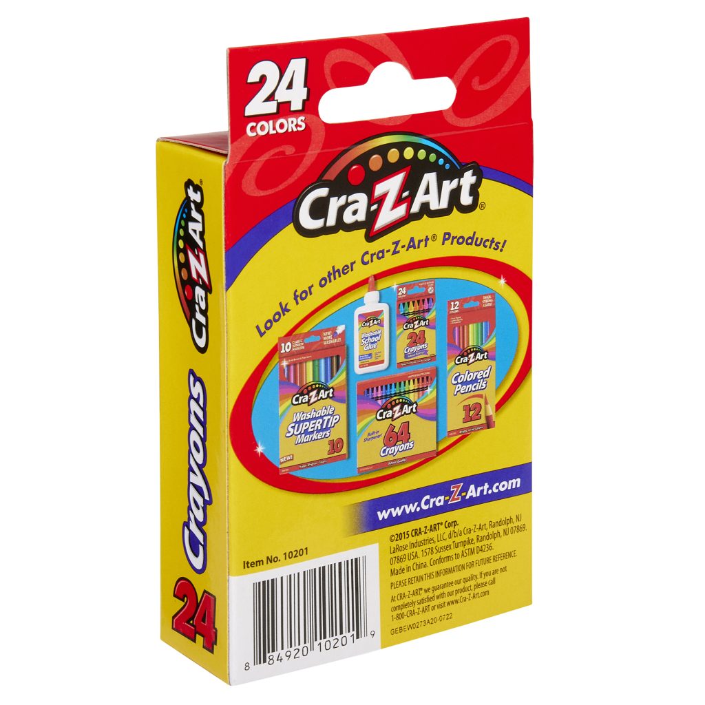 Cra-Z-Art Crayons 24 Count Cra-Z-Art 24-Count School Quality
