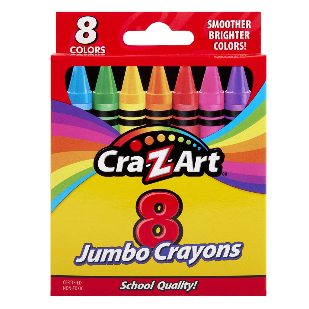 Cra-Z-Art Jumbo Crayons 8 Count Cra-Z-Art 8-Count Jumbo