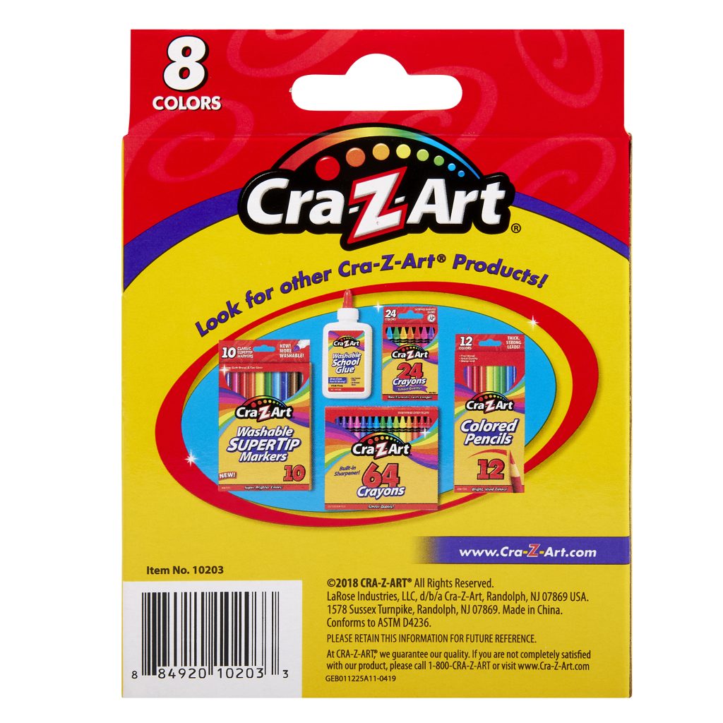 Cra-Z-Art Jumbo Crayons 8 Count Cra-Z-Art 8-Count Jumbo