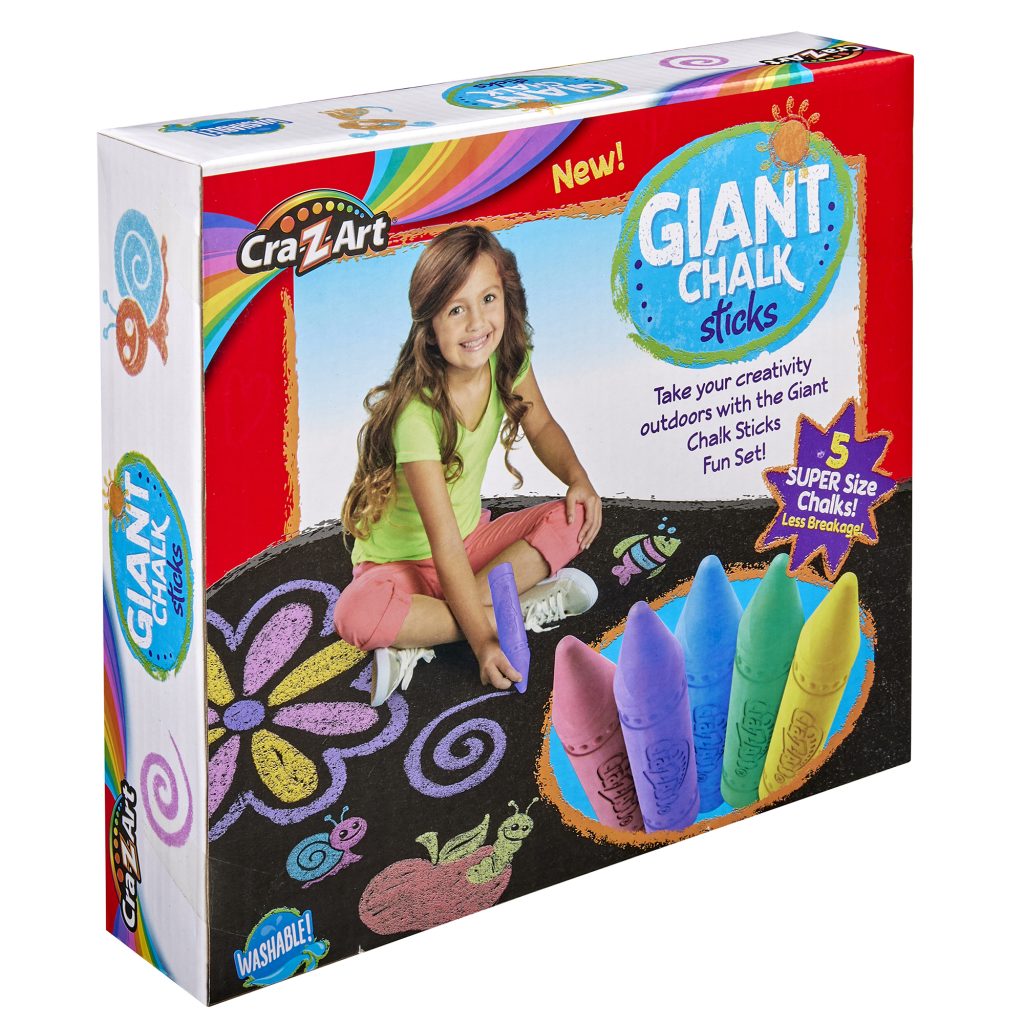 Cra-Z-Art Super Jumbo Chalk Sticks 5 Count Cra-Z-Art 5-piece