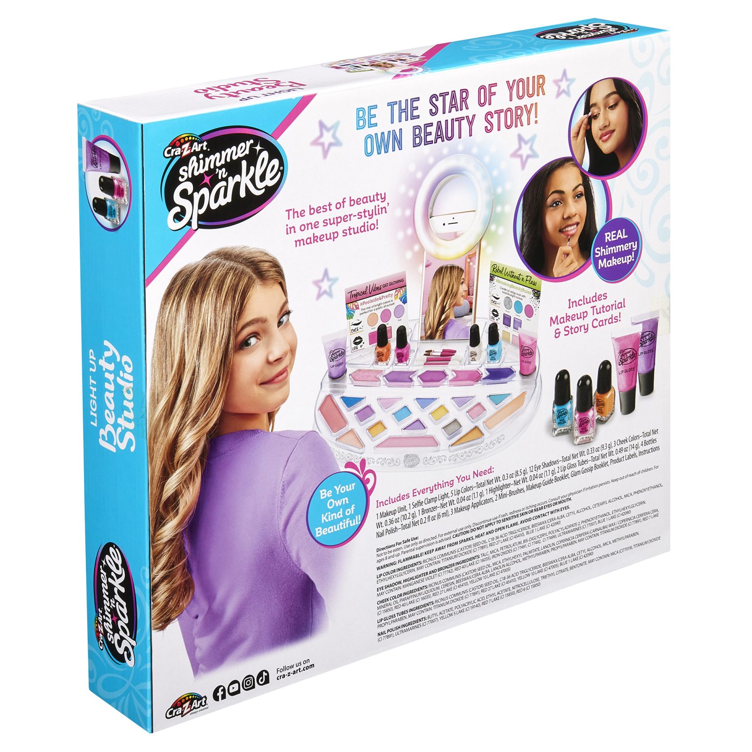 Shimmer 'n Sparkle Light Up Beauty Studio Shimmer and