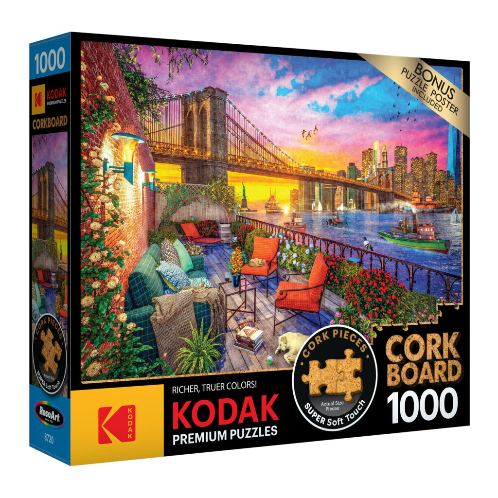 RoseArt - KODAK Cork - Manhattan Balcony Sunset - 1000