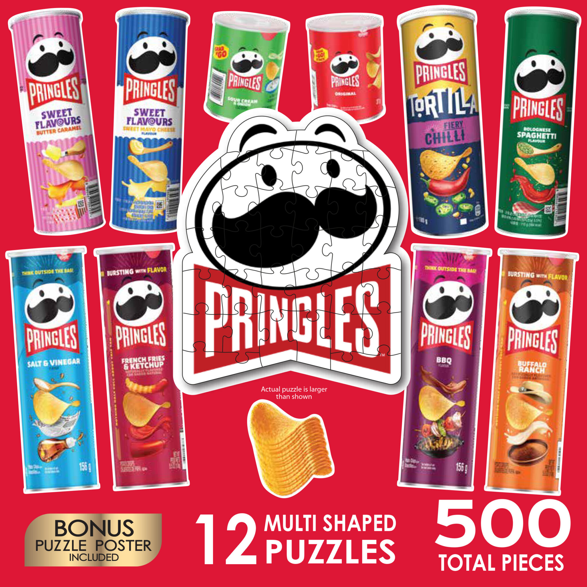 Cra-Z-Art - RoseArt - Mini Shaped - Pringles - 500 Piece