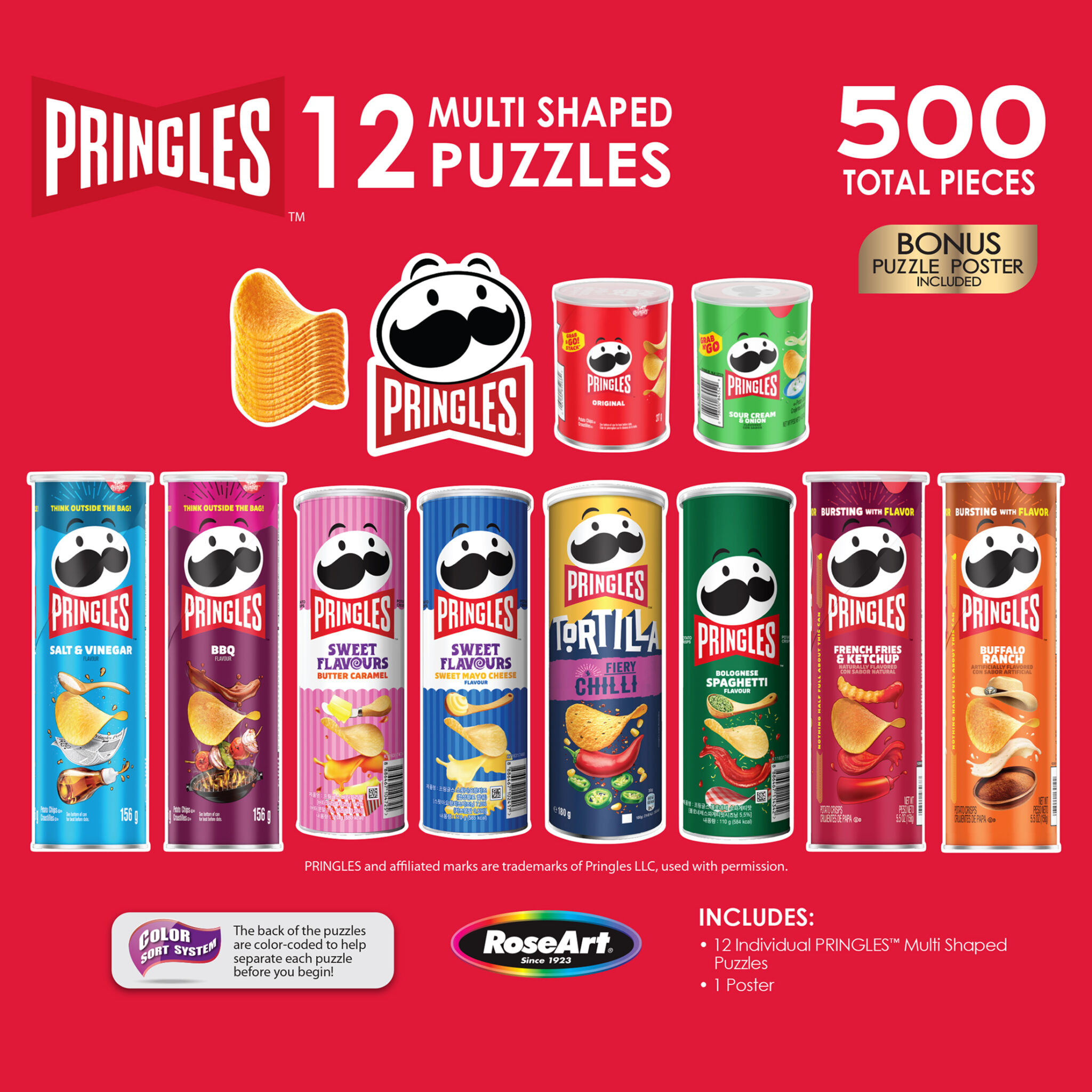 Cra-Z-Art - RoseArt - Mini Shaped - Pringles - 500 Piece