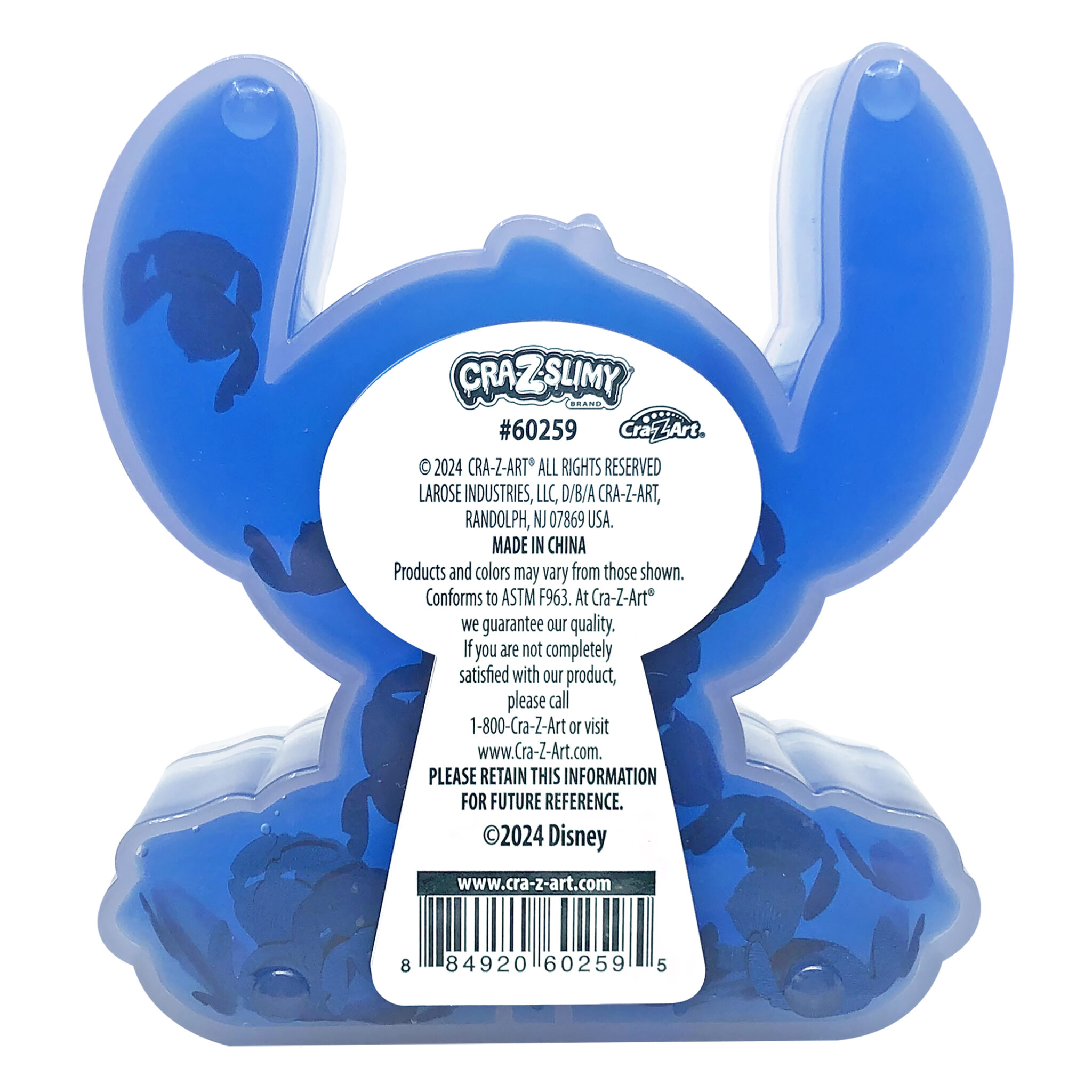 Stitch Shaped Cra-Z-Slimy Container for Kids' Fun