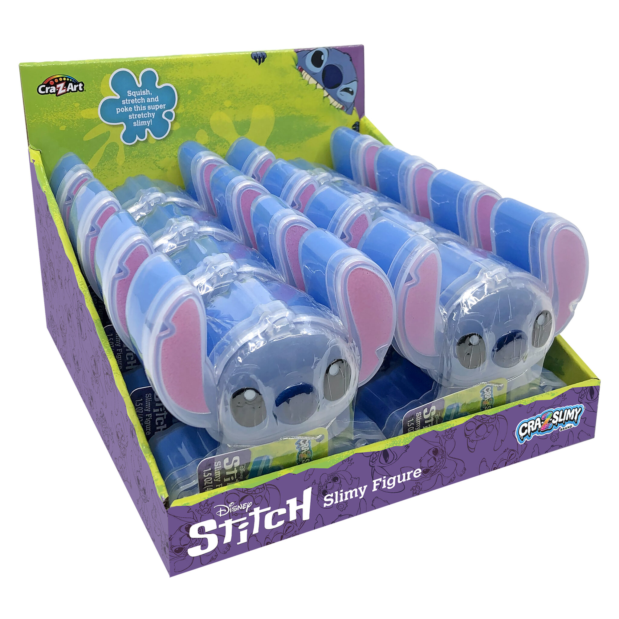 Stitch Shaped Cra-Z-Slimy Container for Kids' Fun