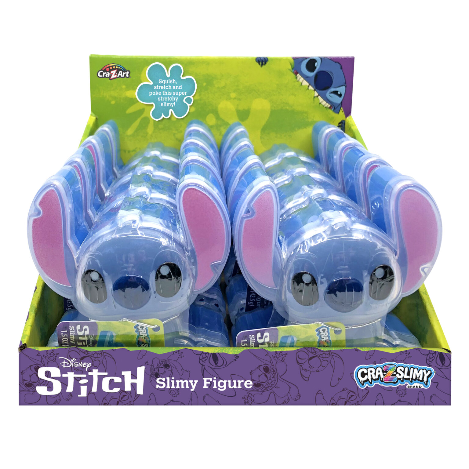 Stitch Shaped Cra-Z-Slimy Container for Kids' Fun