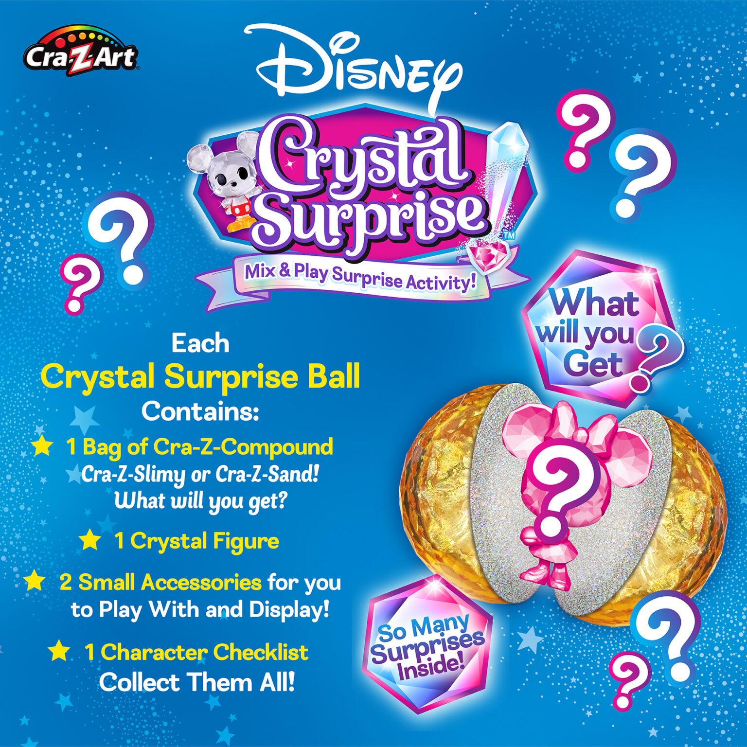 Disney Crystal Surprise: Collectible Color Change Balls