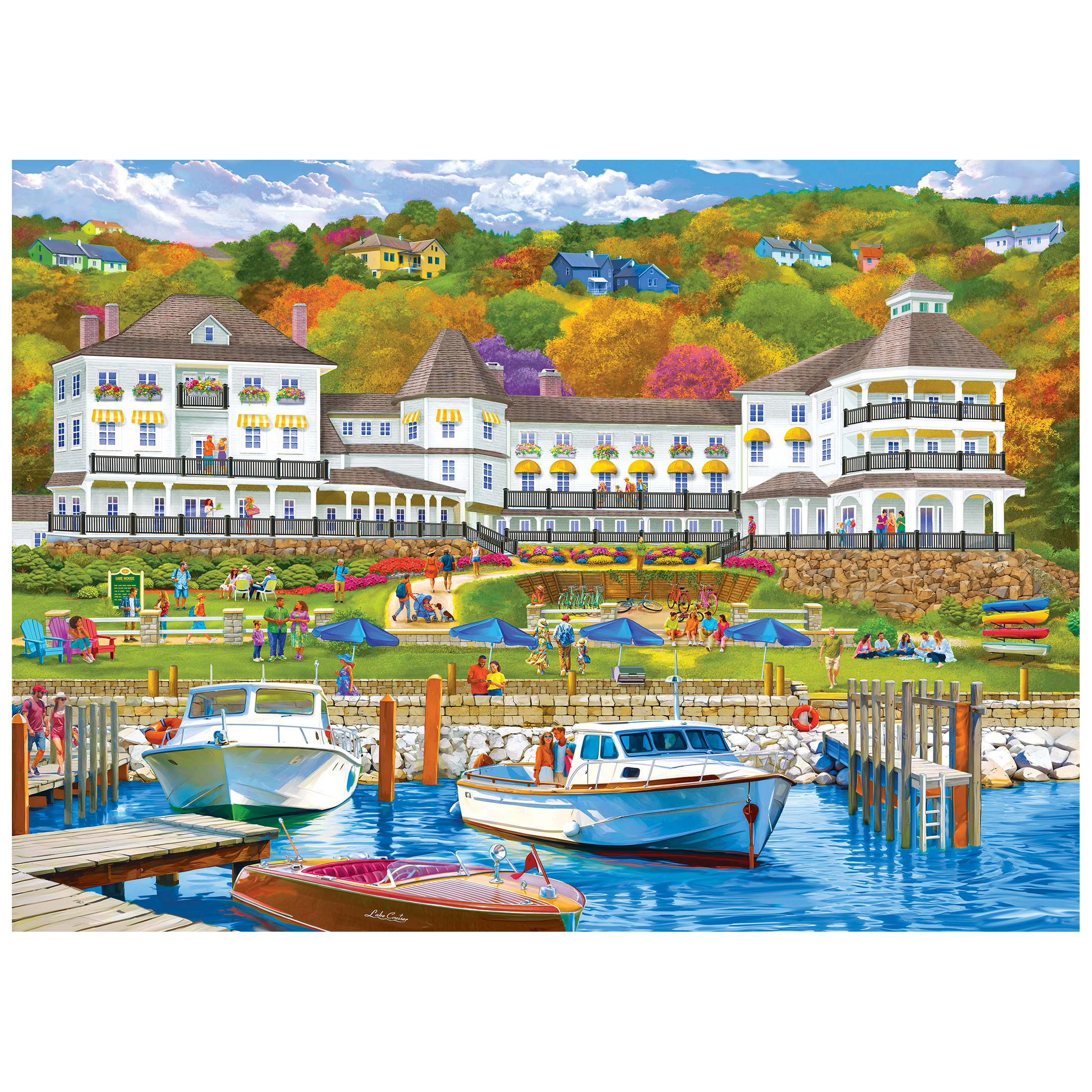 ROSEART-KODAK PREMIUM-LAKE RESORT-1000 PIECE JIGSAW PUZZLE | Cra-z-art Shop