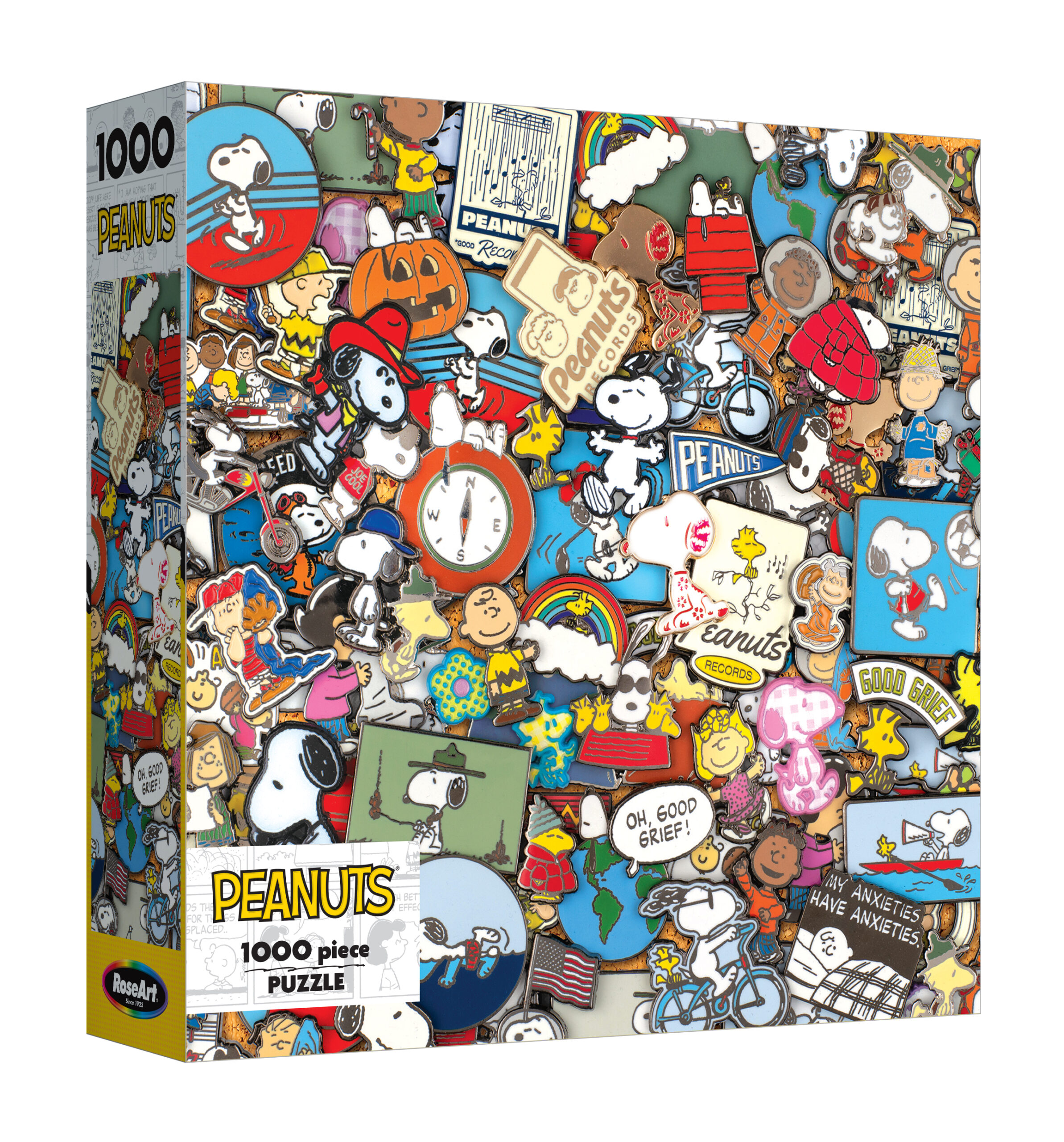 Enjoy Peanuts Pins in 1000-Piece Jigsaw Puzzle Fun