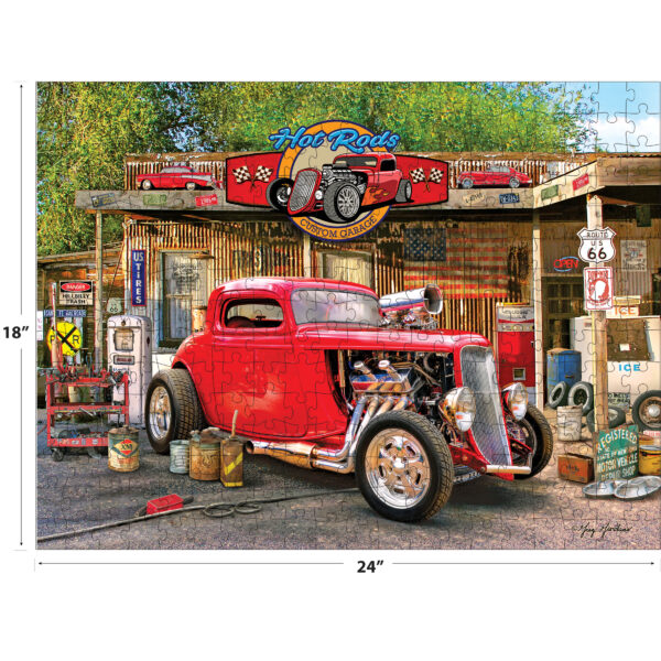 Relive American Nostalgia with 550-Piece Jigsaw Puzzle