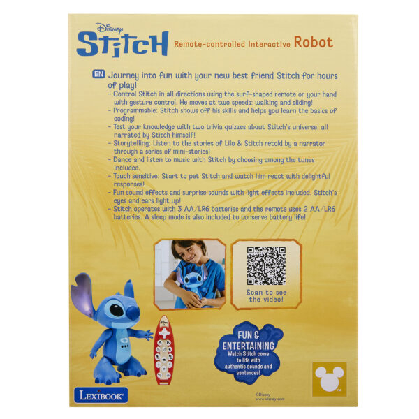 Explore Fun with the Lexibook Stitch Robot Today!